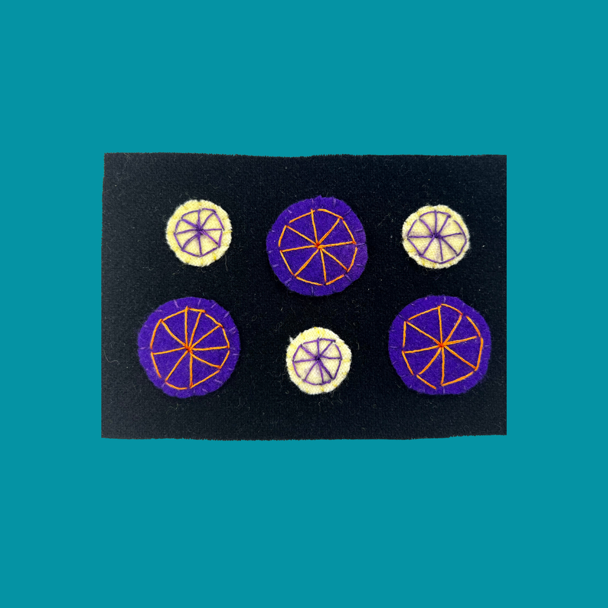 Circle Stitch Wool Applique Embroidery Sewing Video Tutorial – Sew ...